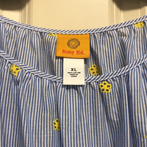Ruby Rd. | Tops | New With Tags Ruby Road Blouse Xl | Poshmark